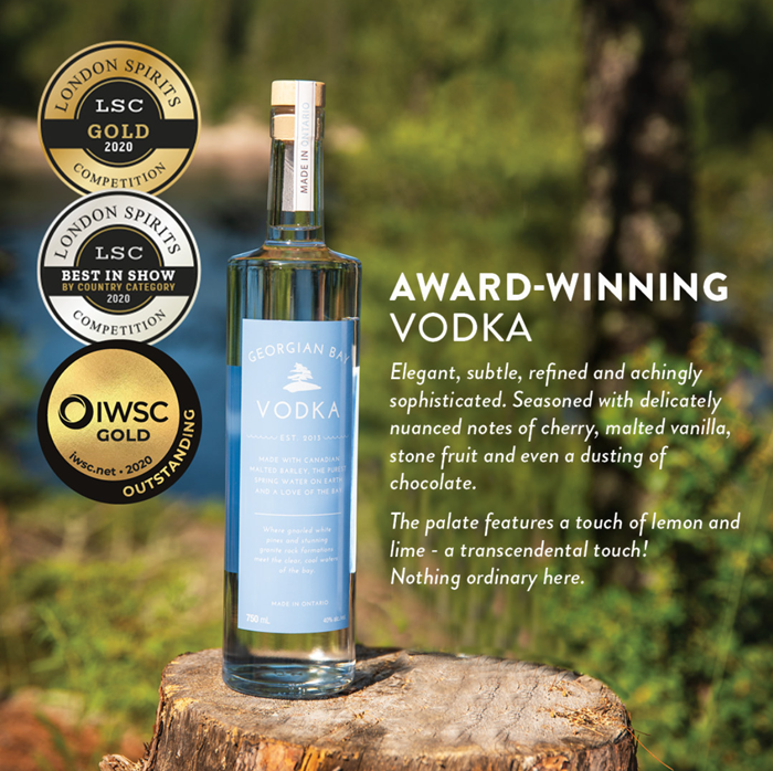 A Canadian vodka just received a Top 10 world ranking from Forbes ...