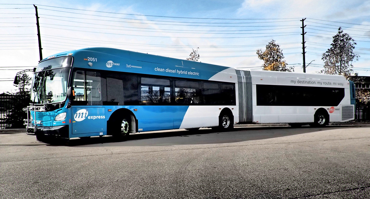 Mississauga gets greener with first-ever 60-foot Hybrid-Electric Buses ...