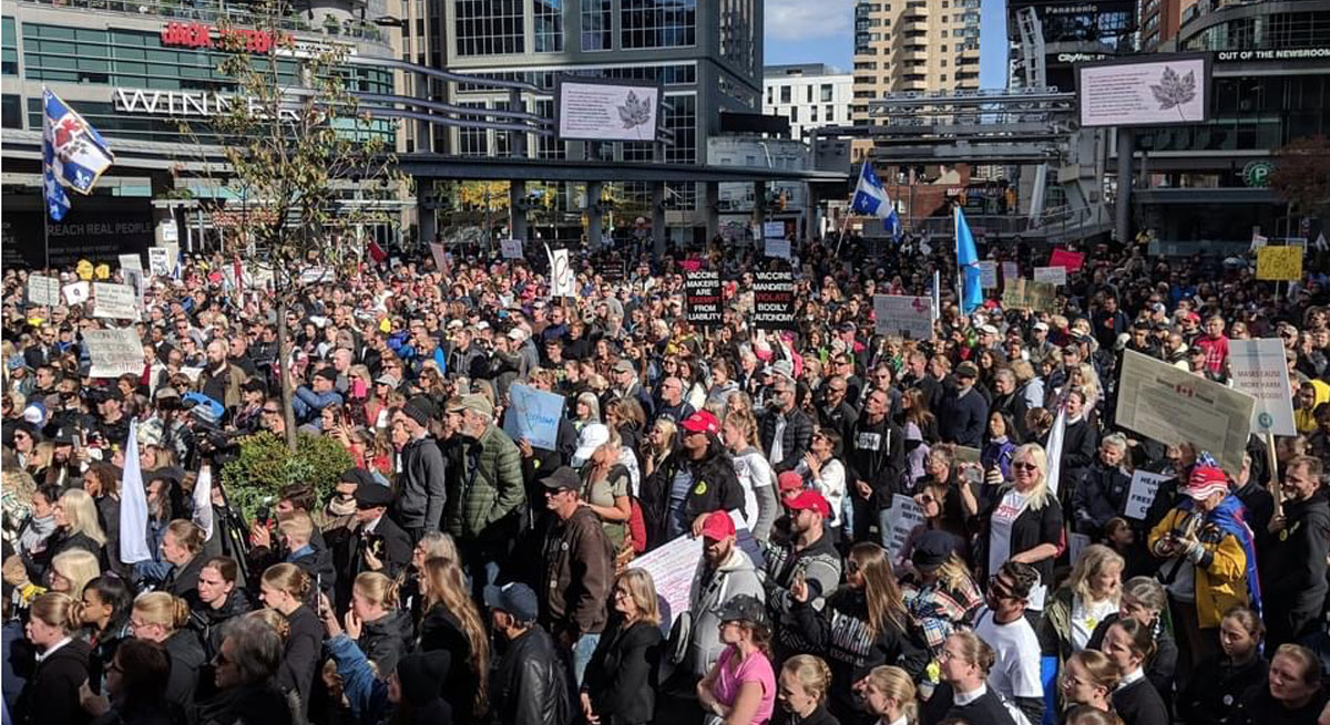 Thousands rally in Toronto to protest COVID-19 pandemic restrictions ...
