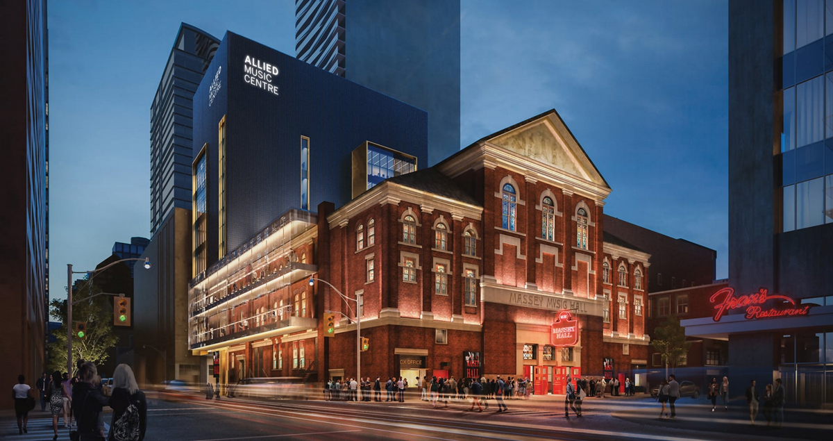 New Massey Hall will be part of Allied Music Centre an enormous 7 ...