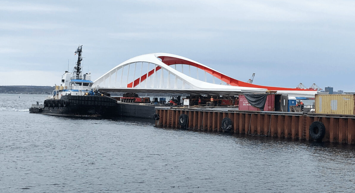 Toronto's newest bridge now on its way from Nova Scotia - Guess the ...