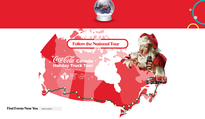 First-ever Coca-Cola Canada Holiday Truck Tour will pass through over ...