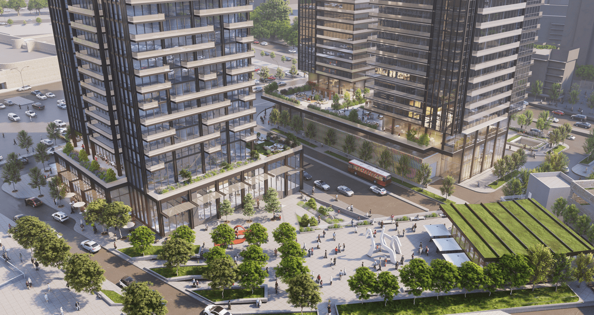 Masterplan for the new CF Fairview Mall community includes residential ...