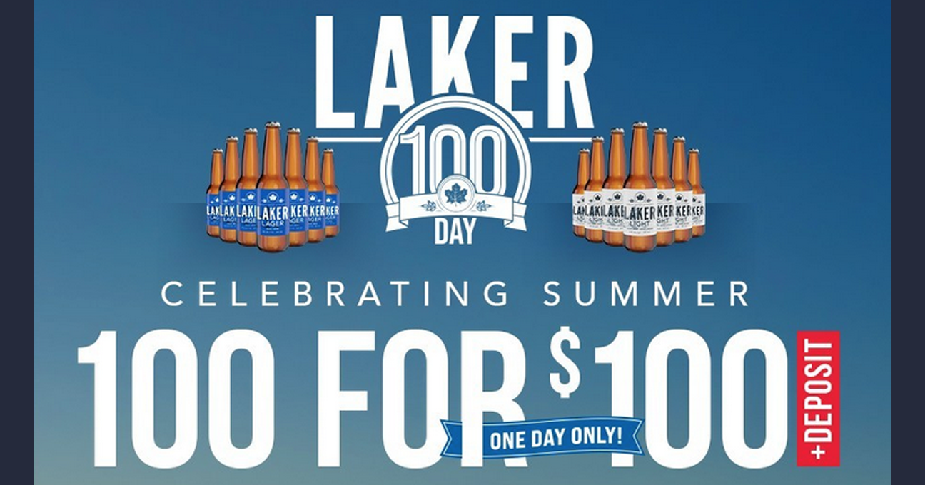 Celebrate summer in Canada with 100 beers for 100 bucks (plus deposit ...