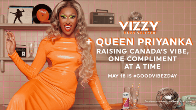 Vizzy Hard Seltzer and Queen Priyanka give out good vibes and ...
