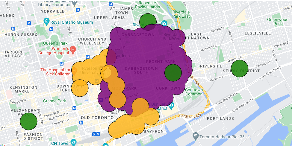 Major power outage in Toronto's downtown core caused by crane on a ...