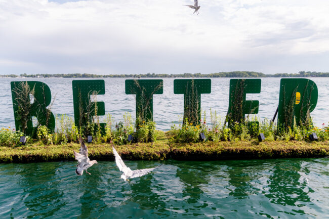 Toronto has Canada's first floating art installation... for a limited ...