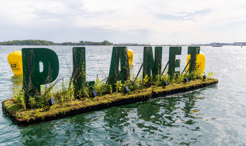 Toronto has Canada's first floating art installation... for a limited ...