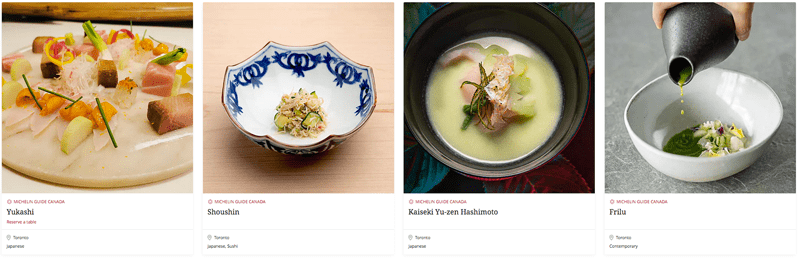 74 Toronto restaurants featured in Canada's first MICHELIN Guide ...