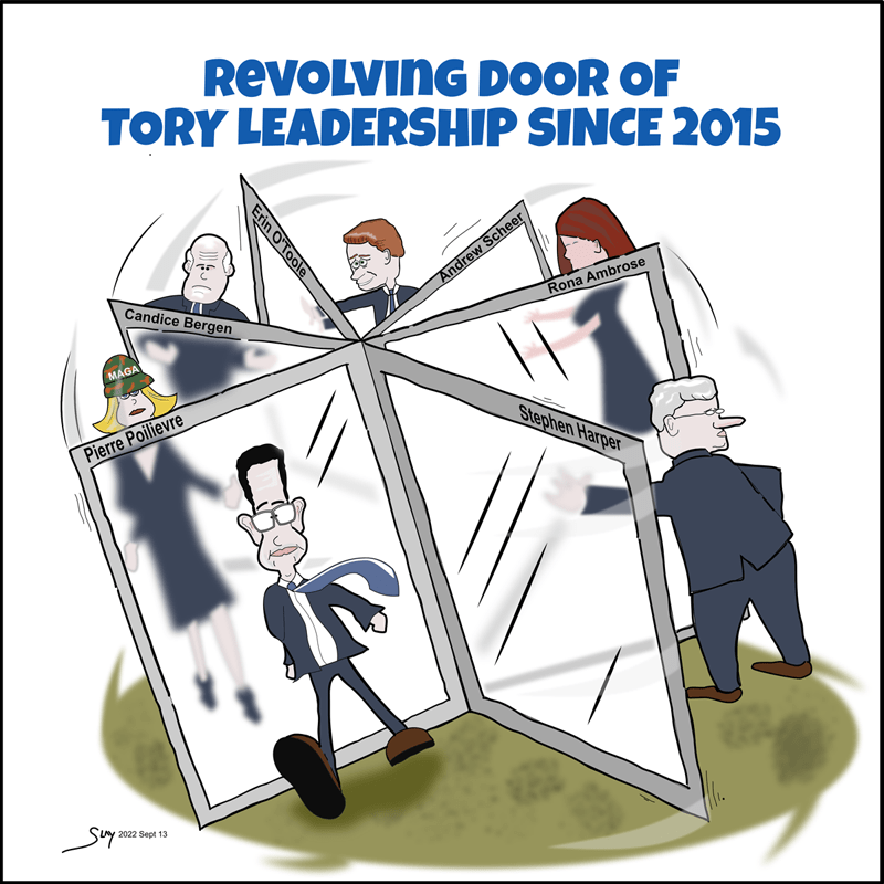 VIEWS FROM THE 6IX cartoon - Revolving Door - Toronto Times