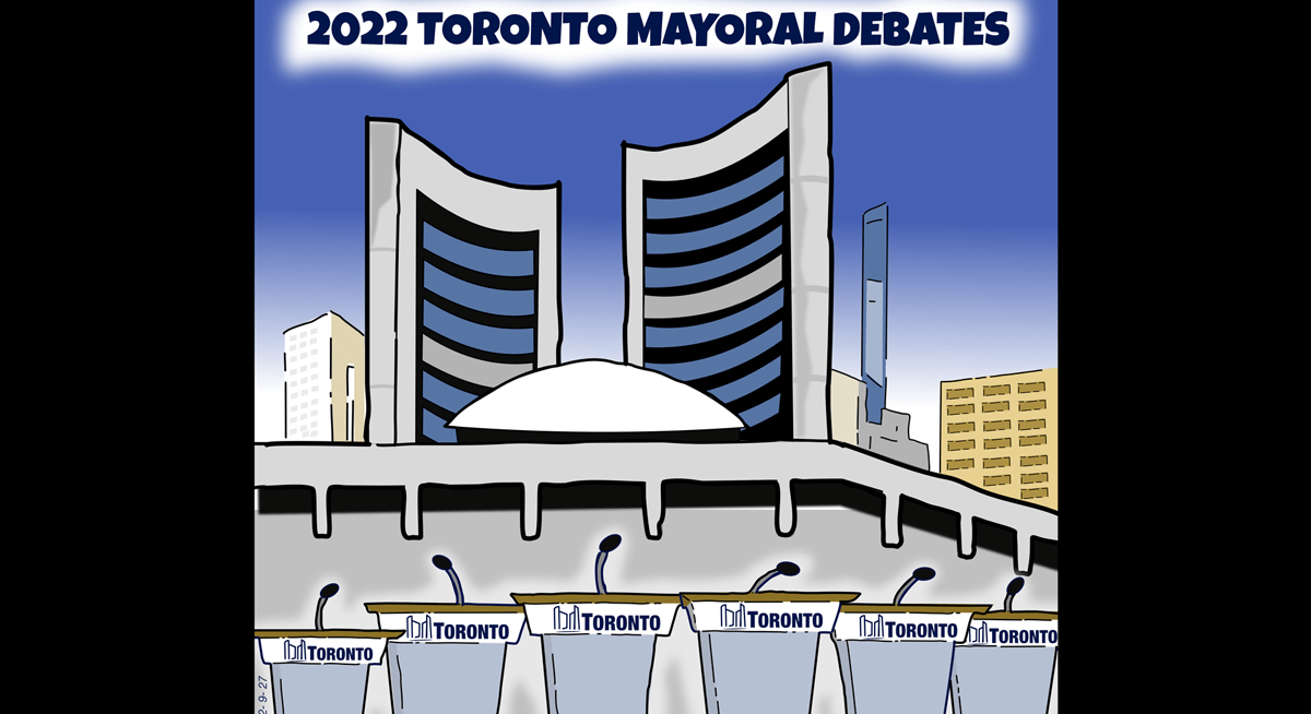 VIEWS FROM THE 6IX cartoon – Toronto Mayoral Race - Toronto Times