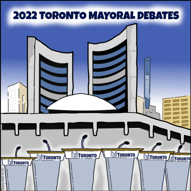 VIEWS FROM THE 6IX cartoon – Toronto Mayoral Race - Toronto Times