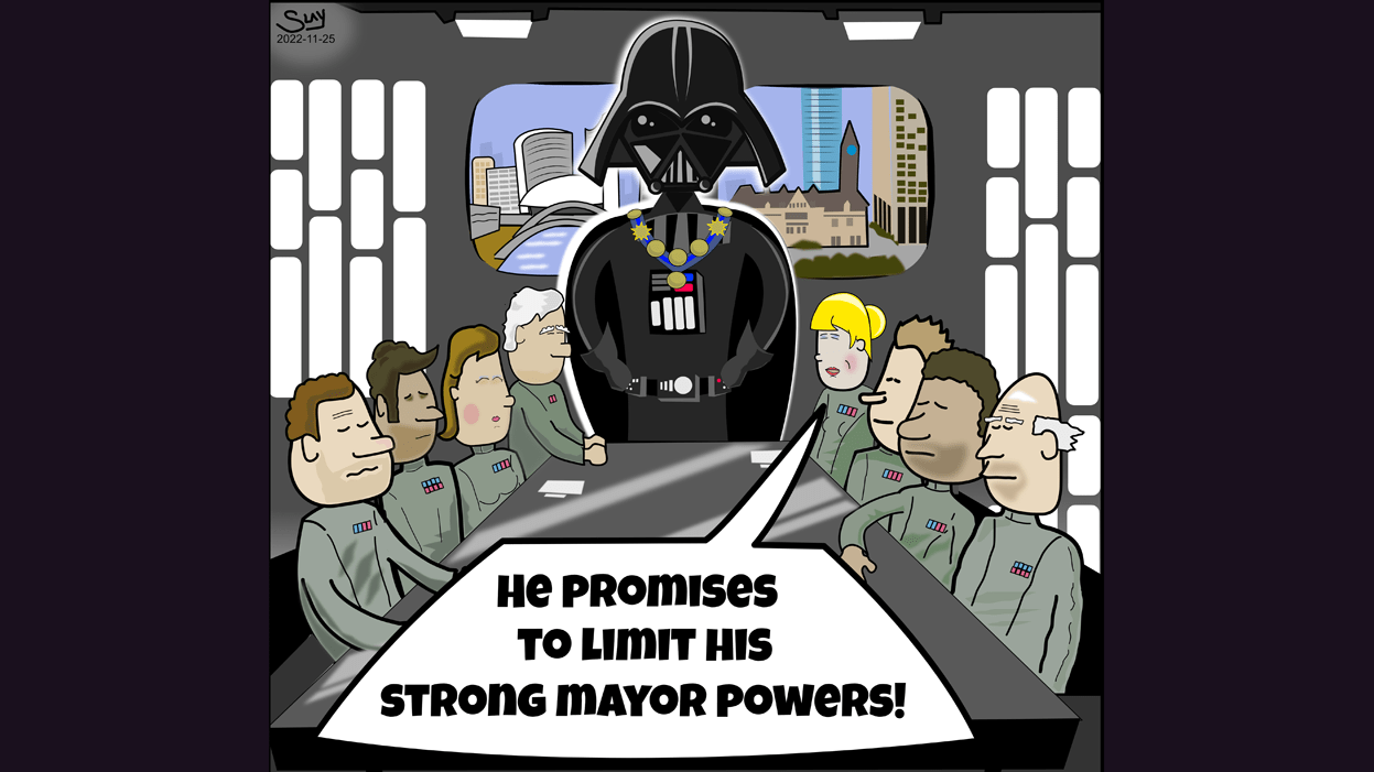Views From The 6ix Cartoon – Strong Mayor Powers - Toronto Times