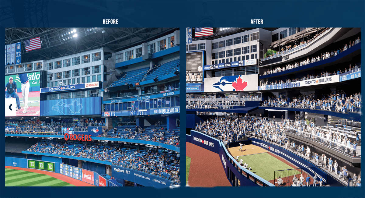 Toronto Blue Jays reveal Rogers Centre renovation progress - Toronto Times