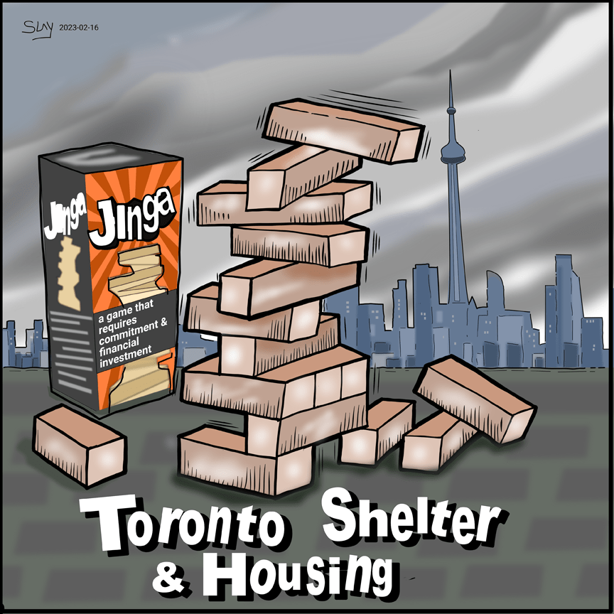 Views From the 6ix Cartoon - Toronto Shelter & Housing - Toronto Times