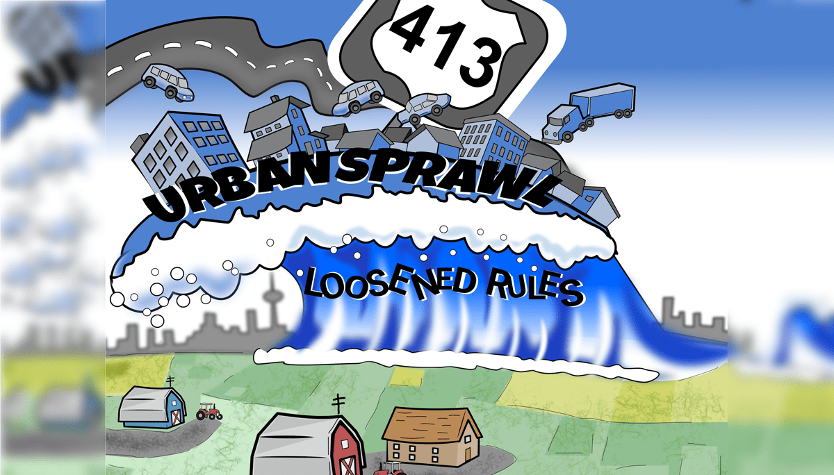 Views from the 6ix Cartoon – Ontario Urban Sprawl - Toronto Times