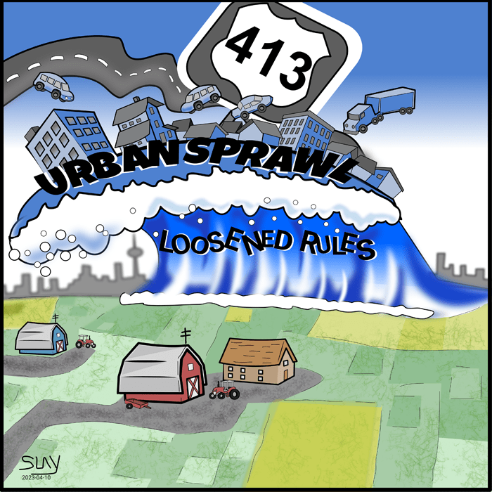 Views from the 6ix Cartoon – Ontario Urban Sprawl - Toronto Times