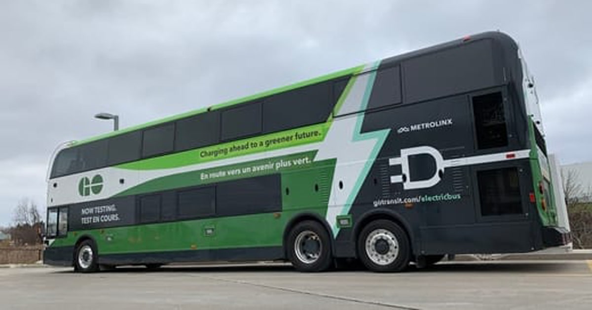 Ontario launches first two zero-emission electric GO buses in Oshawa ...