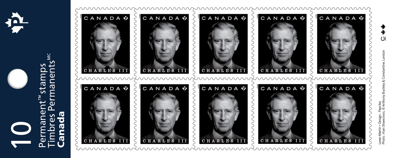 Canada Post issues first Canadian stamp featuring His Majesty King ...