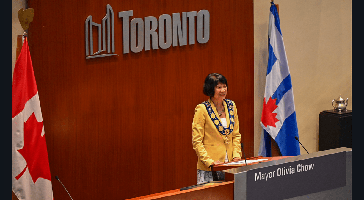 Olivia Chow sworn in as the new Mayor of Toronto - Toronto Times