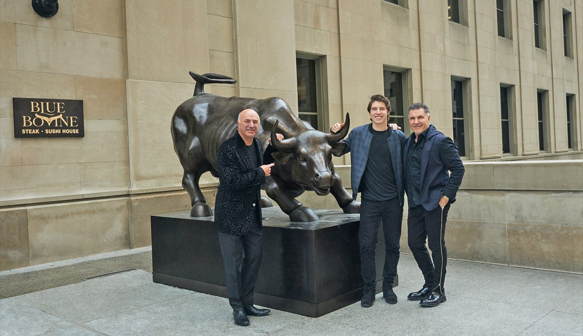 Kevin O’Leary and Mitch Marner help open Blue Bovine Steak and Sushi ...