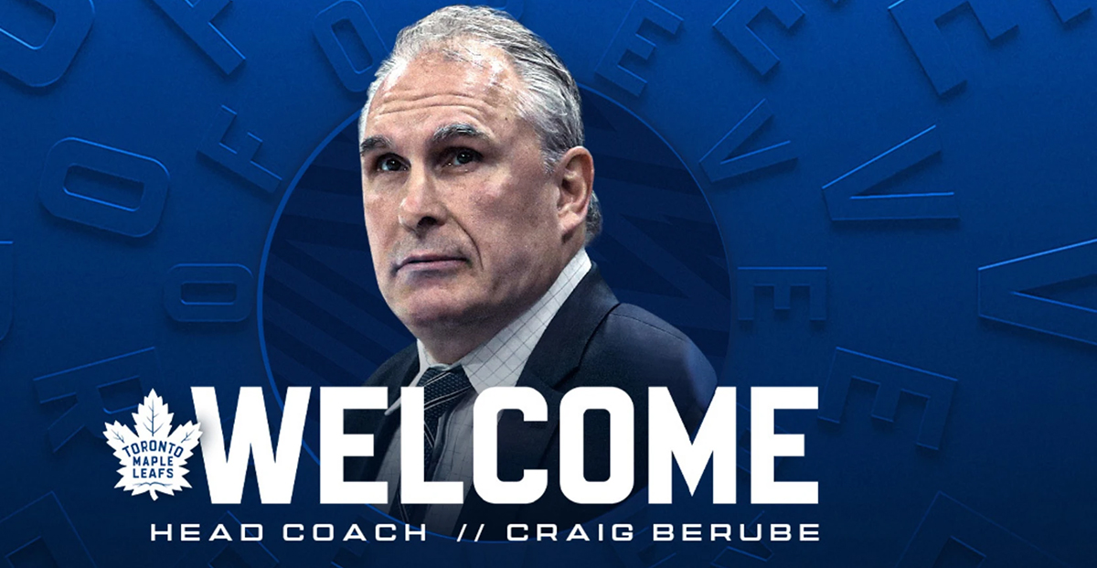 Craig Berube is the new head Coach of the Maple Leafs - Toronto Times