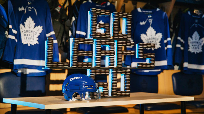 OREO logo will be worn on Maple Leafs helmets this season - Toronto Times