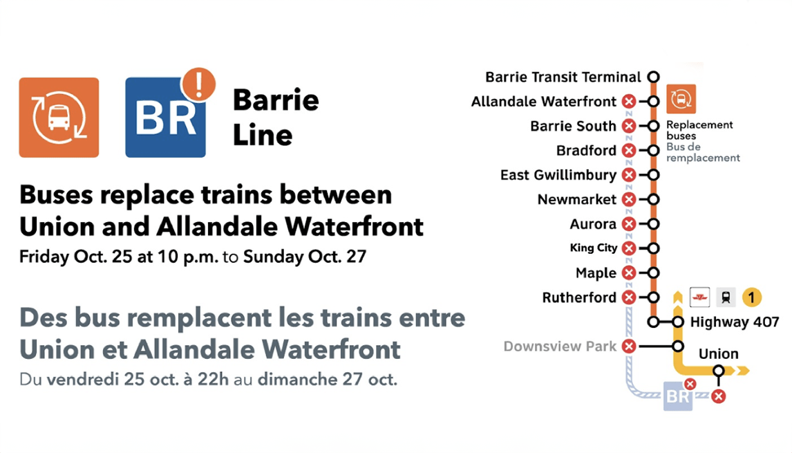 No Barrie GO Train service again this weekend - Toronto Times