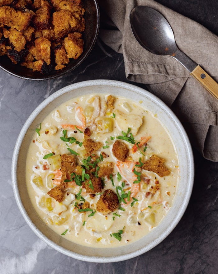 Chuck Hughes shares his Seafood Chowder Recipe - Toronto Times