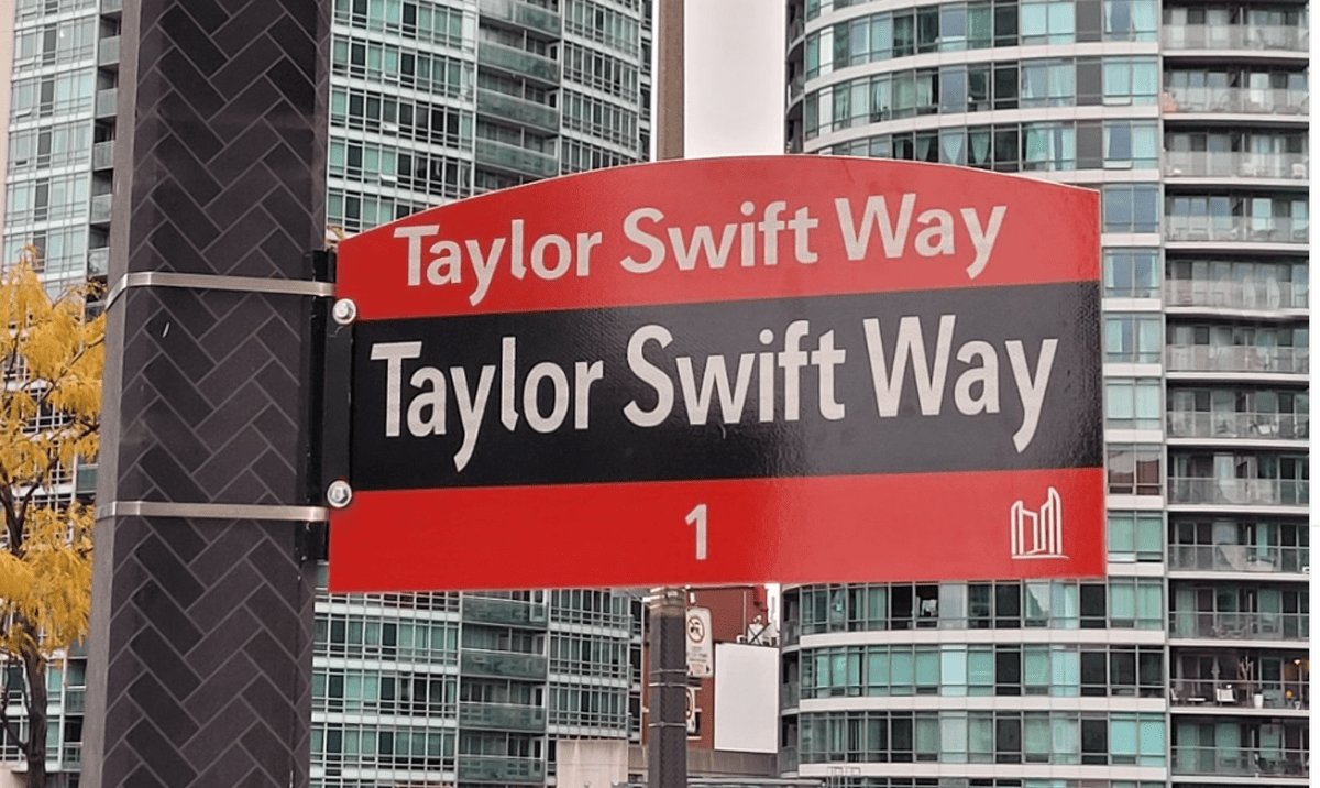City of Toronto and Rogers unveil honorary “Taylor Swift Way” route ...