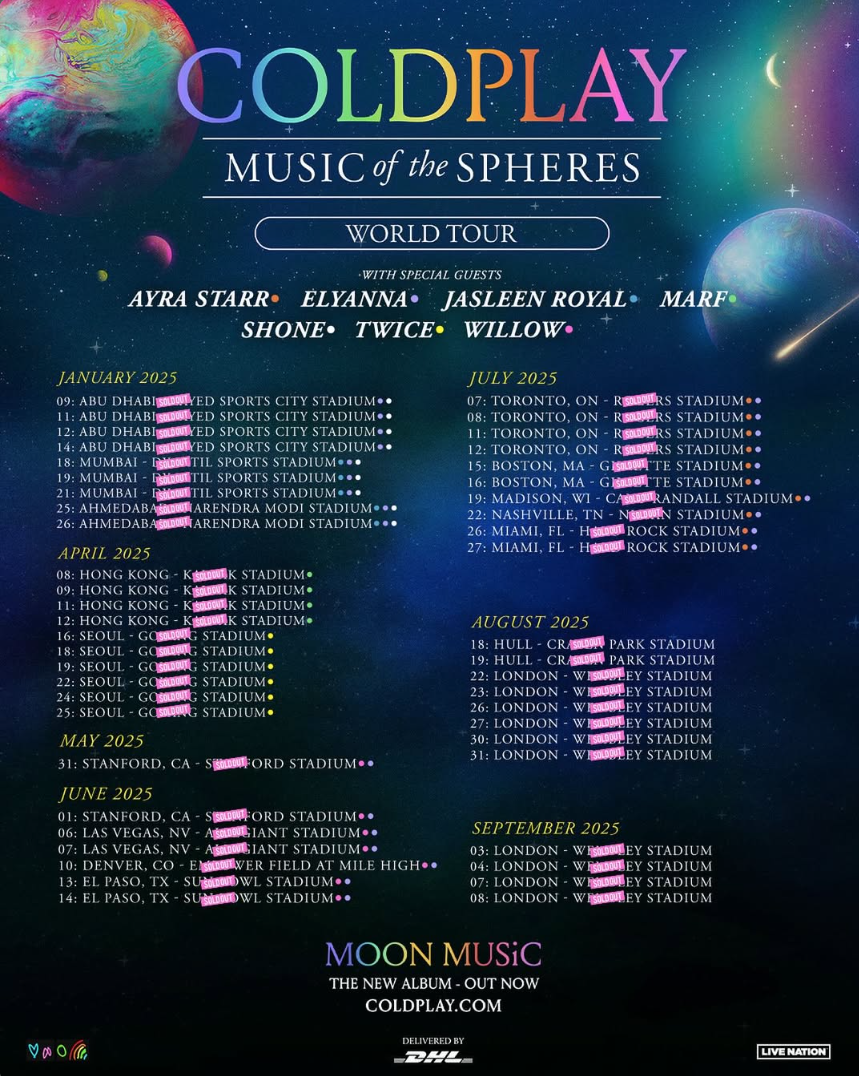 Toronto 2025 concert listings for Boomers and Gen X music lovers ...