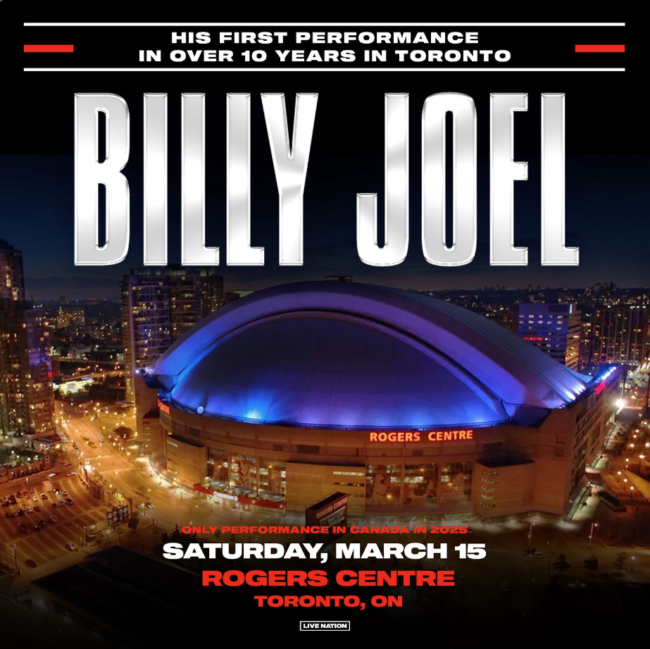 Toronto 2025 concert listings for Boomers and Gen X music lovers ...