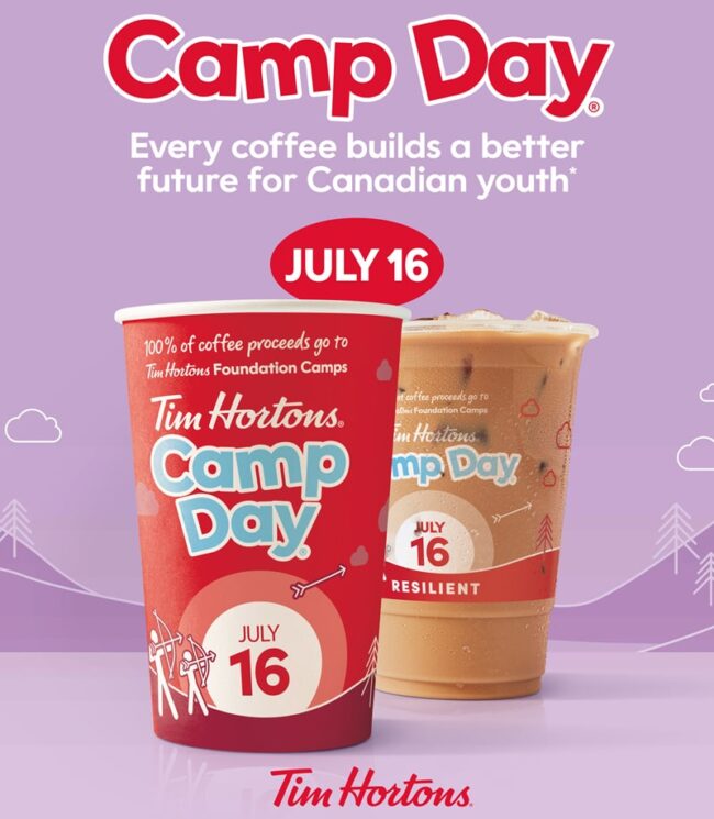 Camp Day is today in support of Tim Hortons Foundation Camps- Toronto Times