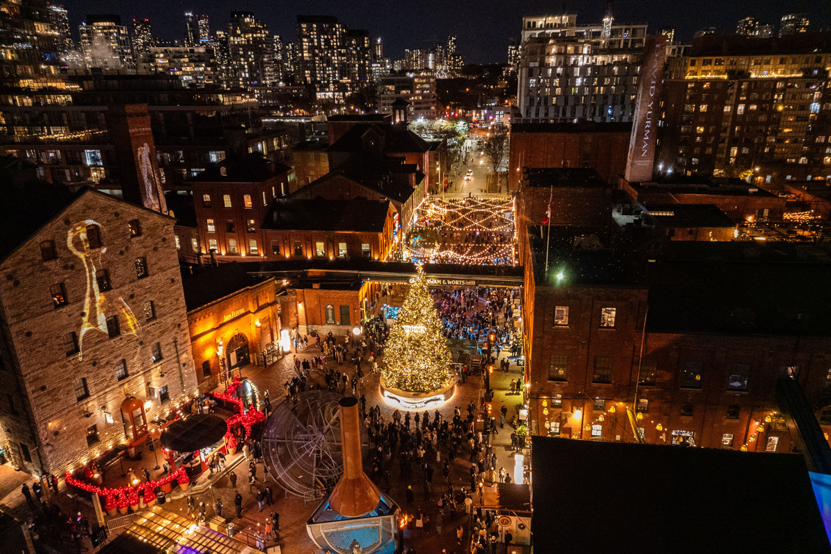 Tree Lighting Ceremony at The Distillery Winter Village - Toronto Times