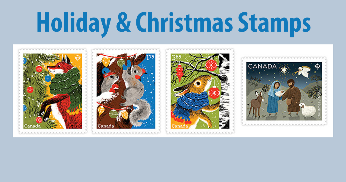 Canada's New Stamps Celebrate the Upcoming Holiday Season - Toronto Times
