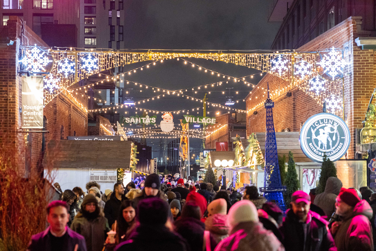 Tree Lighting Ceremony at The Distillery Winter Village - Toronto Times